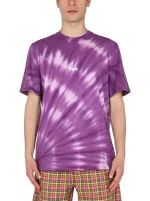 MSGM Crew Neck T Shirt - Lilac