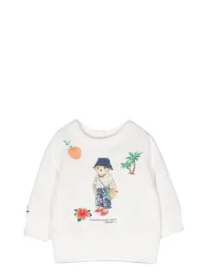 Polo Ralph Lauren Bear Crewneck Sweatshirt - White