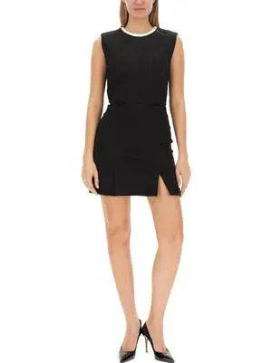 MSGM Mini Cut-out Dress - Black