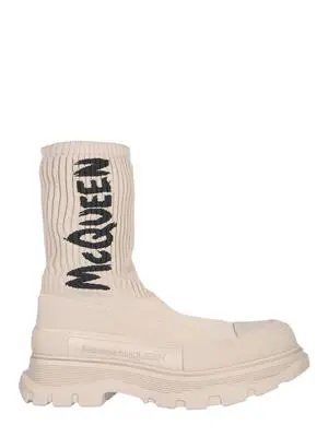 Alexander McQueen Tread Slick Boots - Beige