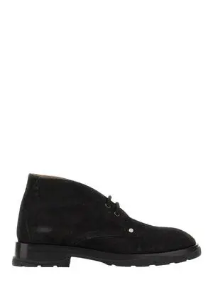 Alexander McQueen Suede Ankle Boots - Black