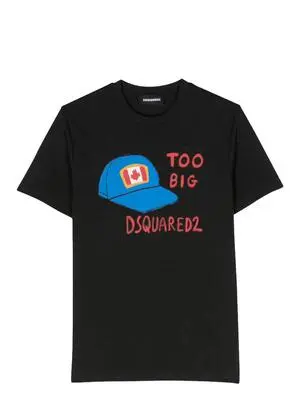 Dsquared2 Printed T-shirt - Black