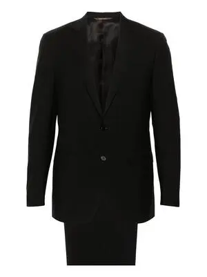 Canali Single-breasted Suit Black