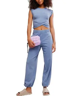 Free People Hot Shot Crossover Set - Blue Ash