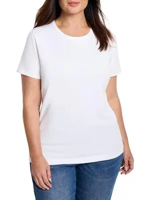 NIC+ZOE Crewneck T-shirt - Paper White