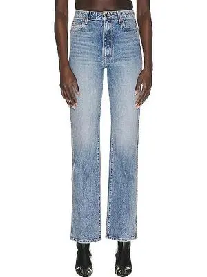 Khaite KHAITE Danielle Straight Leg Jeans Bryce Stretch