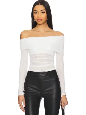 Superdown Kami Off Shoulder Top - Ivory
