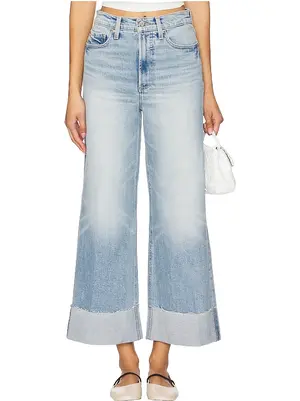 PISTOLA Lana Crop Wide Leg Jeans - Snowcat