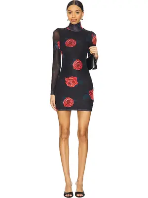 Superdown Liora Mini Dress - Rose Multi