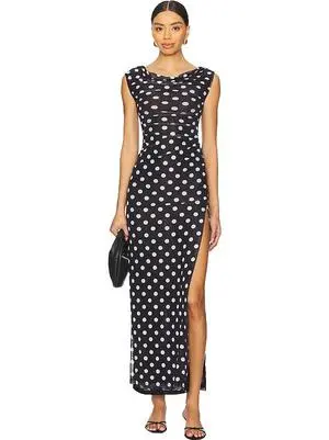 MORE TO COME Cora Maxi Dress - Black