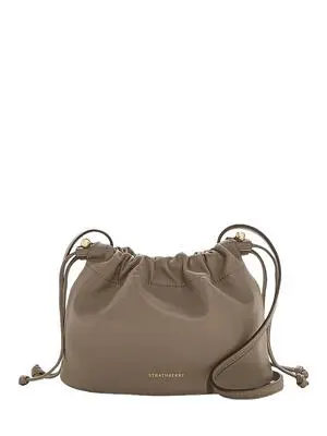 Strathberry Charlotte Drawstring Crossbody Bag - Taupe
