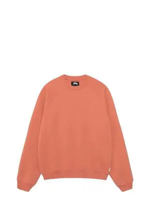 StÜssy Fleece Raglan Crew - Brick