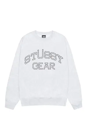 StÜssy Gear Crewneck Sweatshirt - Ash Heather