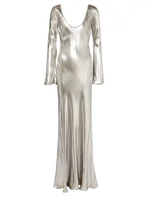 Galvan Valletta Gown - Silver