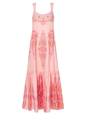 Etro Printed Cotton And Silk Maxi Dress - Multicoloured