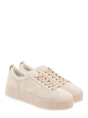 Hogan H681 Platform Sneakers - Beige