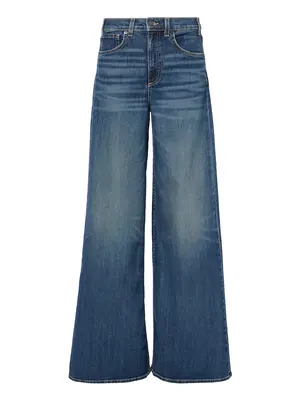 NILI LOTAN Rolland Wide-leg Jeans - Blue