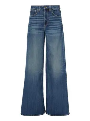 NILI LOTAN Nili Lotan Rolland Wide-Leg Jeans Blue