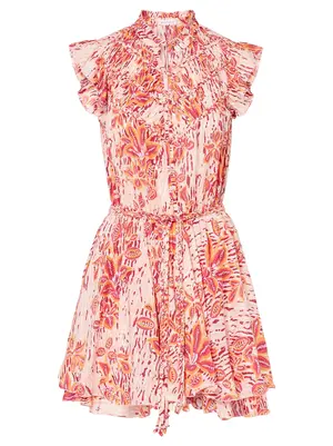 Poupette St Barth Callie Mini Dress - Pink
