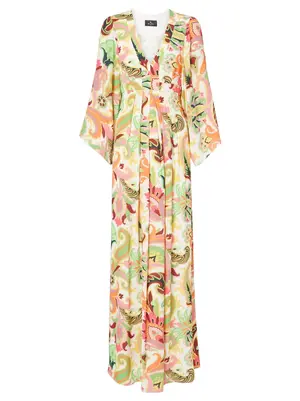 Etro Printed Maxi Dress - Multicoloured