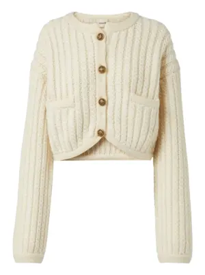 KHAITE Balser Cashmere And Mohair Cardigan