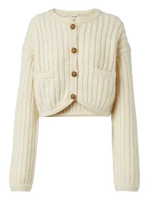KHAITE Balser Cashmere And Mohair Cardigan
