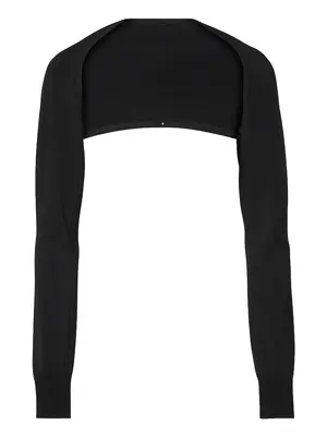 Alaïa Knitted Shrug - Black