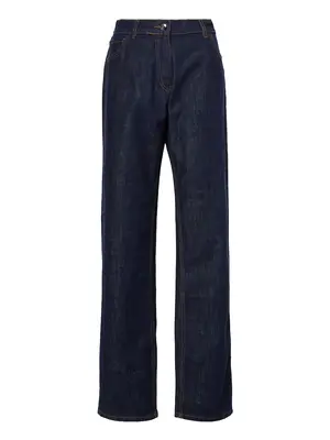 Magda Butrym High-rise Straight Jeans - Blue