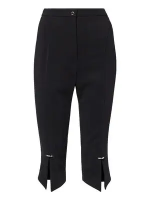 MUGLER Pierced Capri Pants - Black