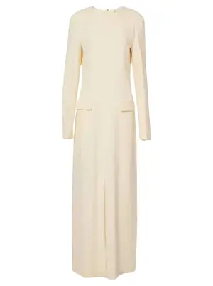 TOTEME Pocket Crêpe Maxi Dress - Beige