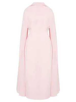 ROKSANDA Nour Draped Crêpe Midi Dress - Pink