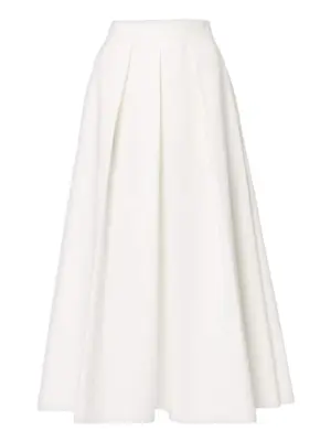 ELIE SAAB Elie Saab Cotton Poplin Midi Skirt