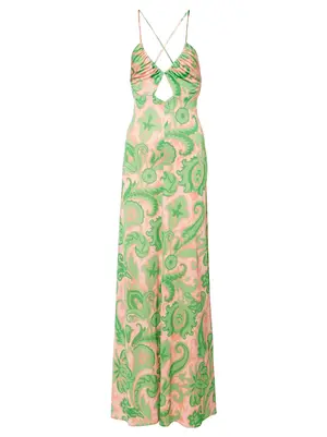 ETRO Etro Halterneck Maxi Dress