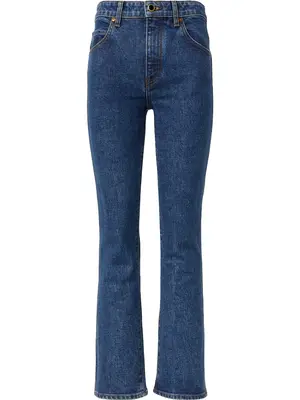 Khaite Vivian Bootcut Jeans - Blue