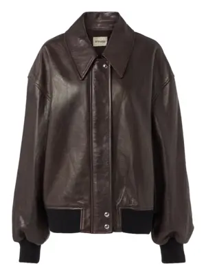 Khaite-Khaite Shelman Leather Blouson