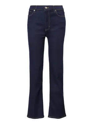 FRAME Le Sleek High-rise Straight Jeans - Blue