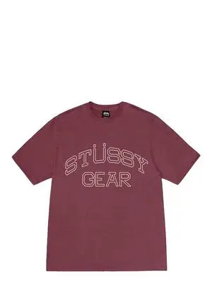 StÜssy Gear Tee Shirt - Oxblood