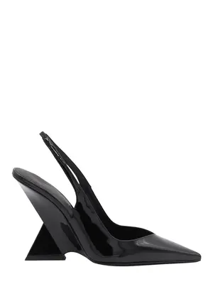 Attico 105mm Cheope Leather Pumps - Black
