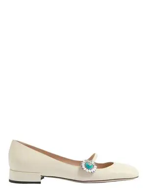 Valentino Garavani Mary Jane Ballerina Flats - Neutrals