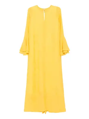 BAMBAH Aida Ruffle Kaftan - Yellow