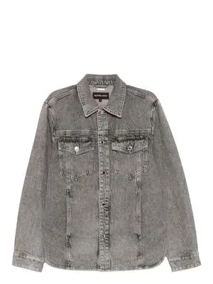 Michael Kors Denim Shirt Jacket - Grey