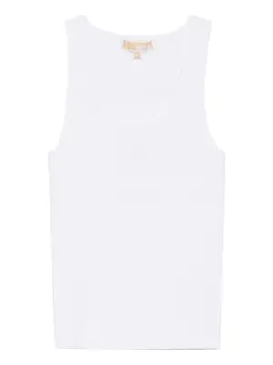 Michael Kors Racer-back Tank Top - White