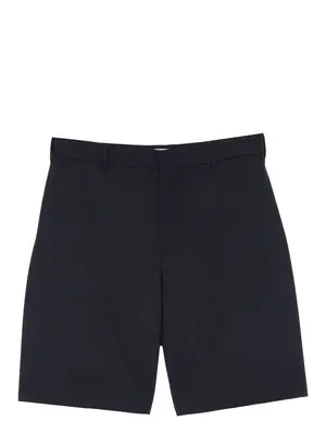 MSGM Pleat-detail Shorts - Blue