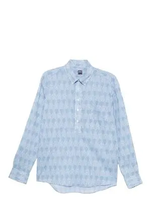 Fedeli Paisley-print Shirt - White