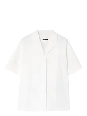 JIL SANDER Cotton-poplin Shirt - White