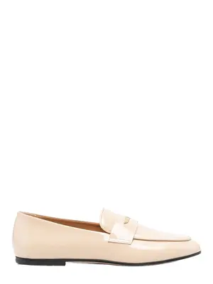 TOD'S Logo-plaque Loafers - Neutrals