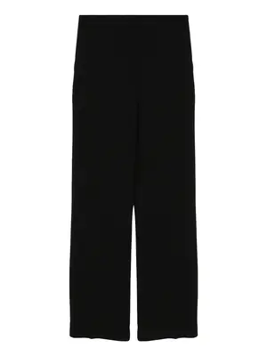Mark Kenly Domino Tan Crepe Trousers - Black