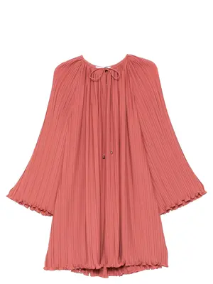 LANVIN Plissé Dress - Pink