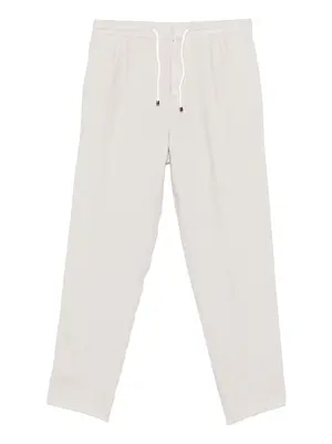 Brunello Cucinelli Linen Trousers - Neutrals