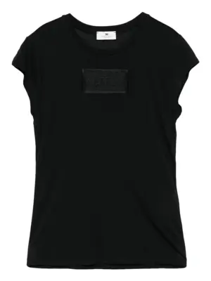 ELISABETTA FRANCHI Elisabetta Franchi Logo-Patch T-Shirt